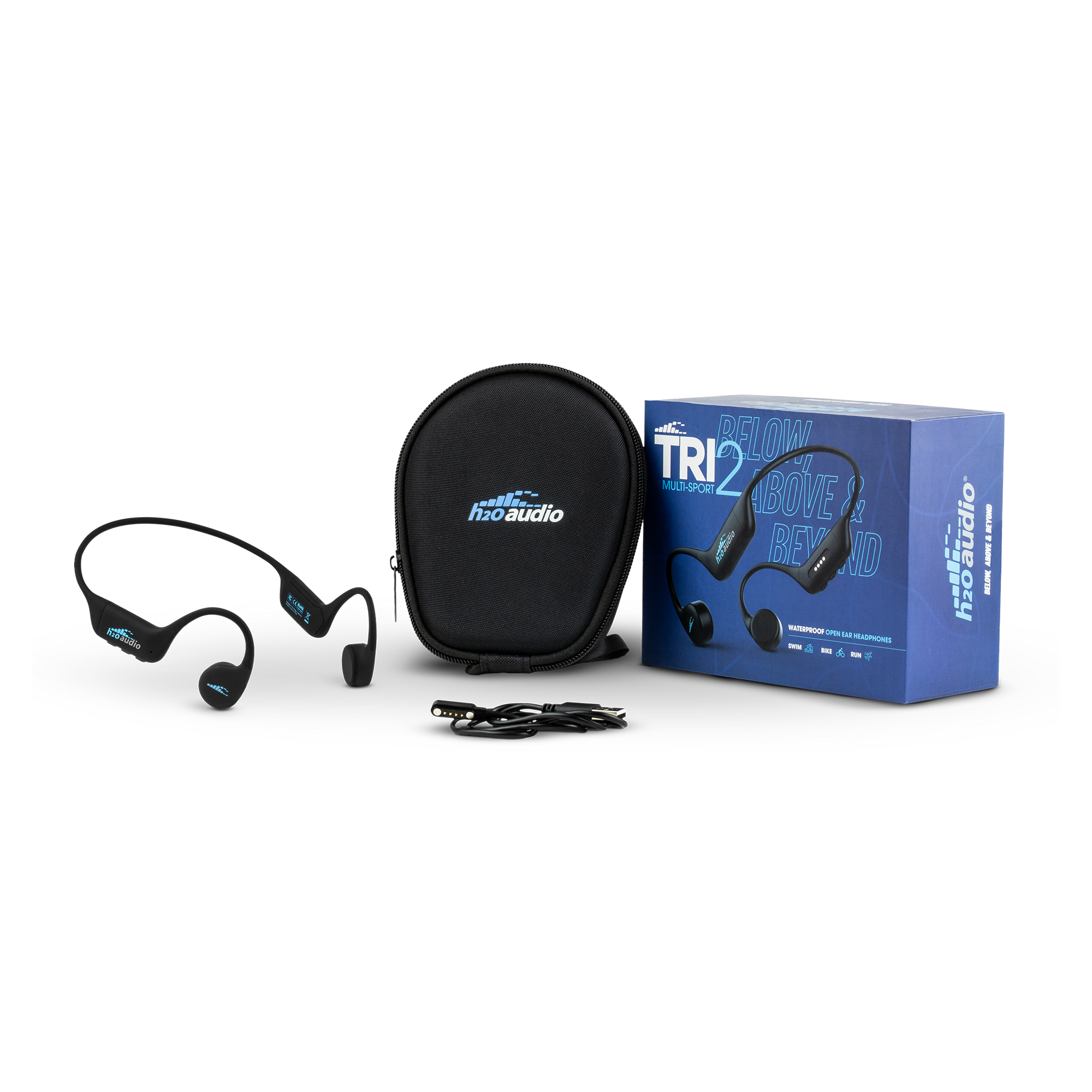 TRI 2 Multi-Sport Series Bone Conduction Headphones – H2O Audio