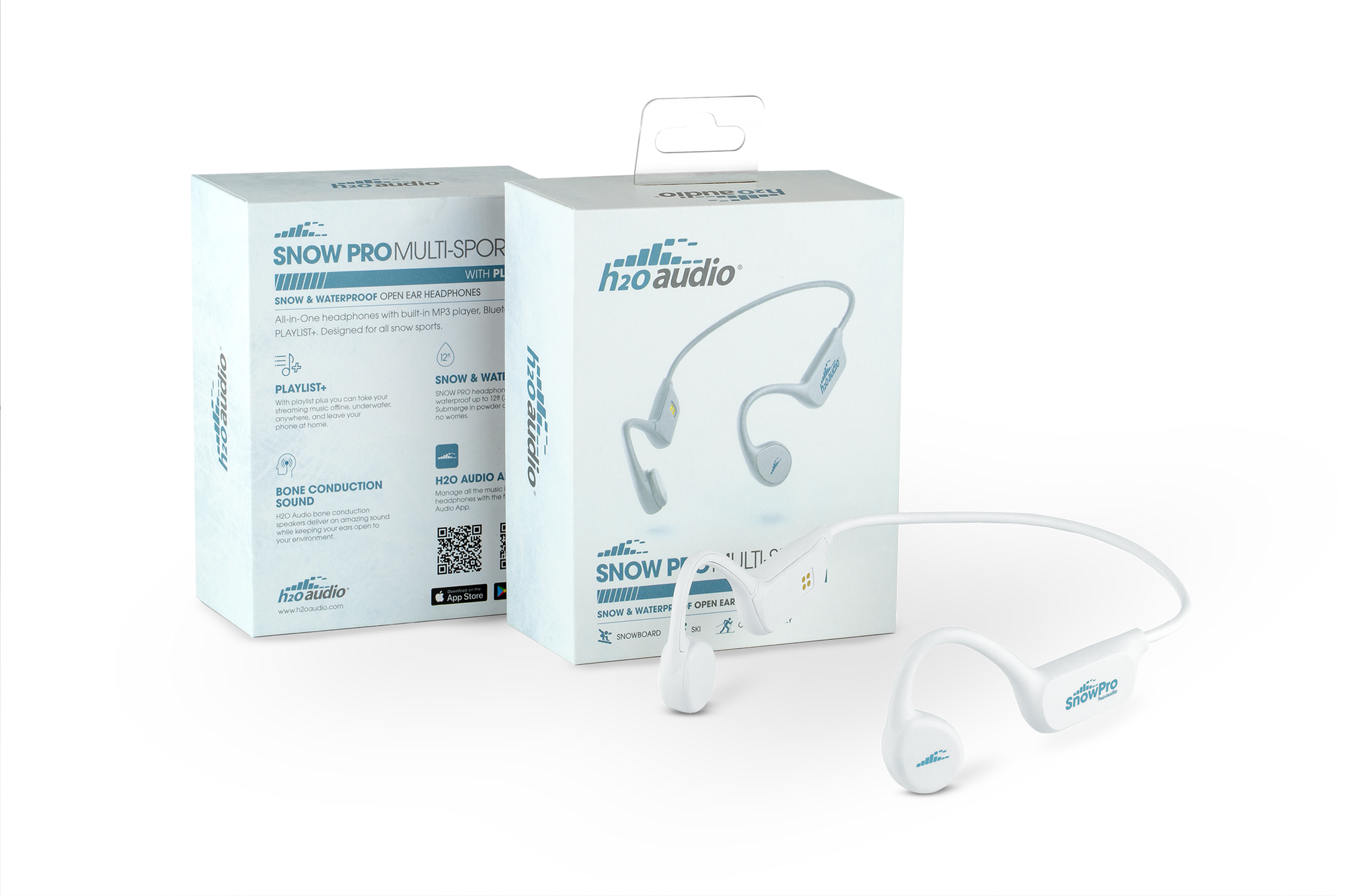 SnowPRO with PLAYLIST+ Bone Conduction Headphones – H2O Audio