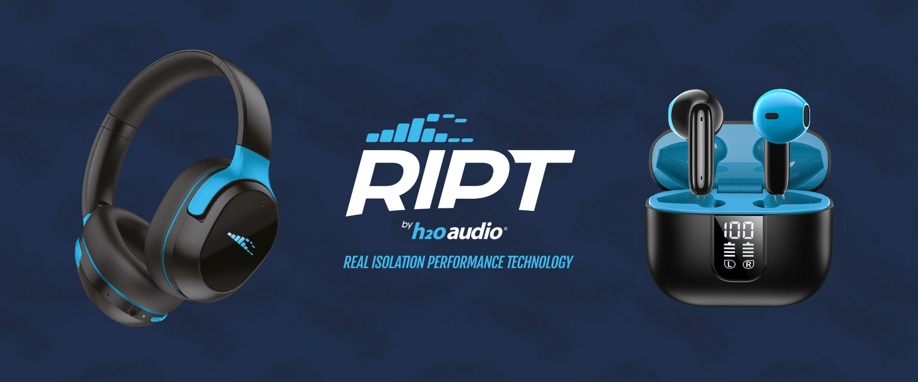 Gym Headphones – RIPT Series your workouts | H2O Audio